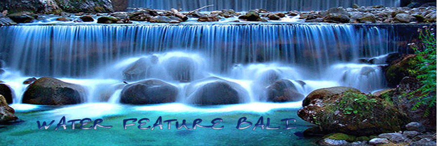 air mancur air terjun kolam renang LED Bali